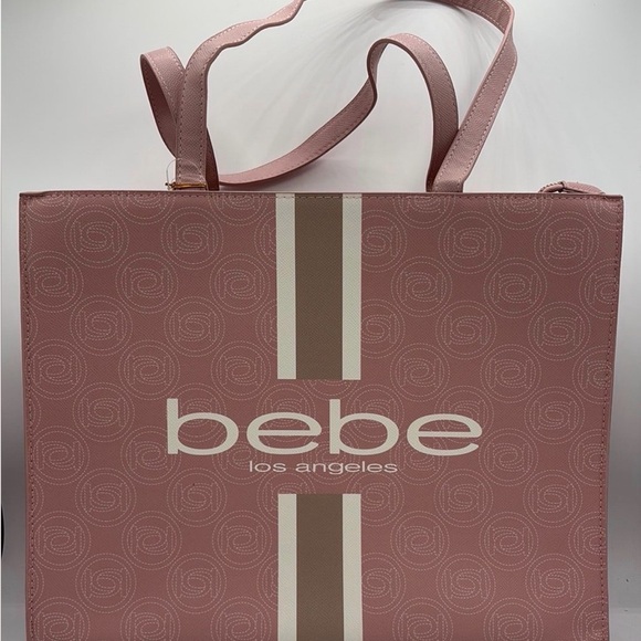 bebe | Bags | Bebe Powder Pink Ember Tote Bag | Poshmark